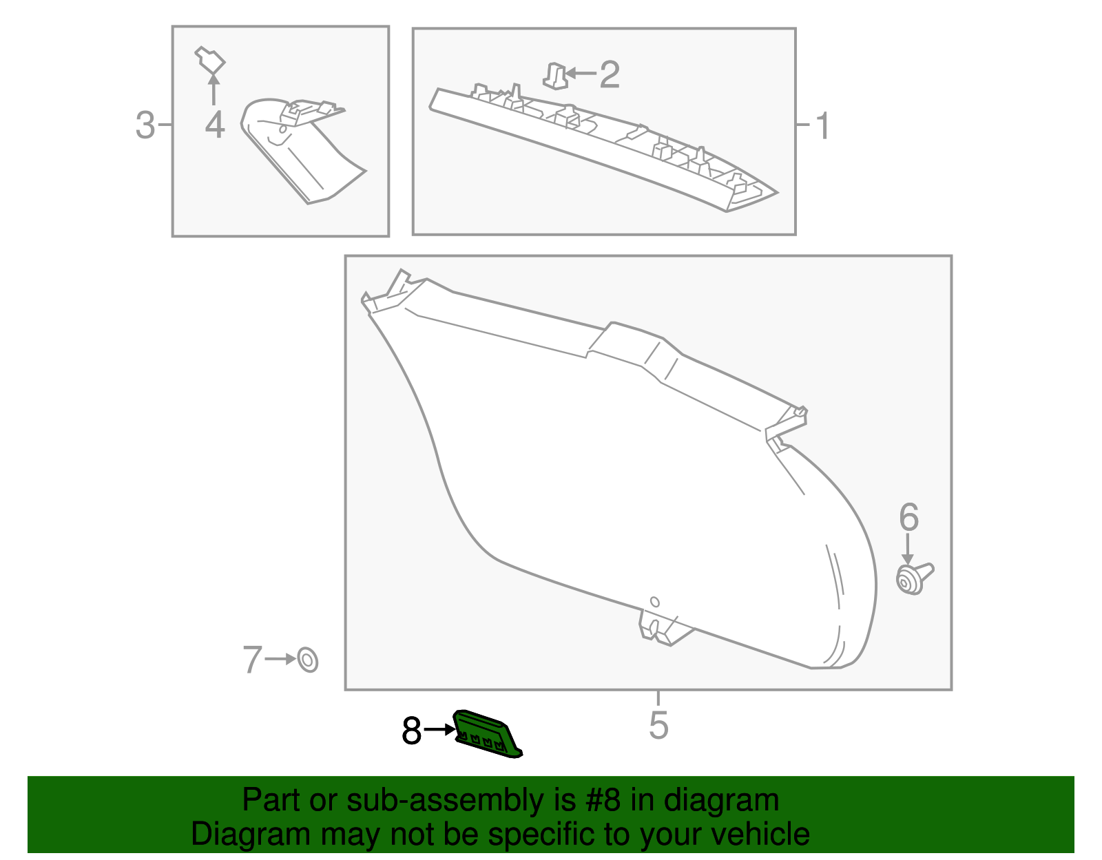 2013-2022 GM OEM NEW 13-18 GM Buick Encore Chevrolet Trax Rear Lift ...