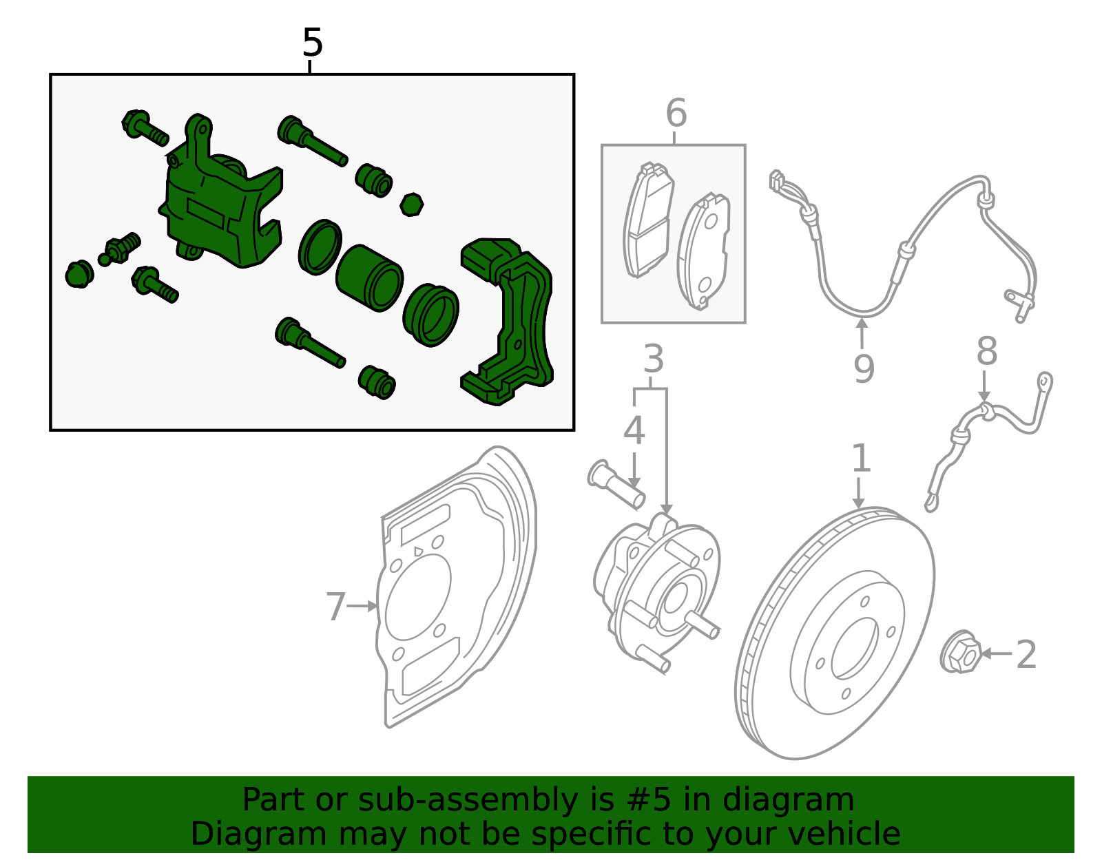 41001-4CU0A - Disc Brake Caliper 2014-2025 Nissan | Official Nissan ...