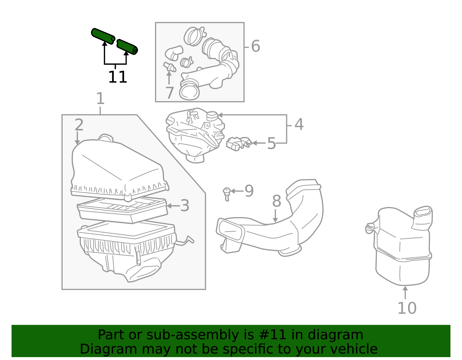 12260-74090 - PCV Valve Hose 2000-2001 Toyota | Norm Reeves Toyota ...