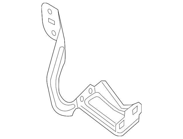 Hood Hinge - OEM Structural Support for Ford | AutoNation Parts