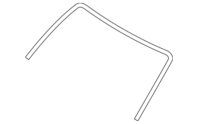 Hyundai - 86131-2B000 - Reveal Molding - 2007-2012 Hyundai Santa Fe ...