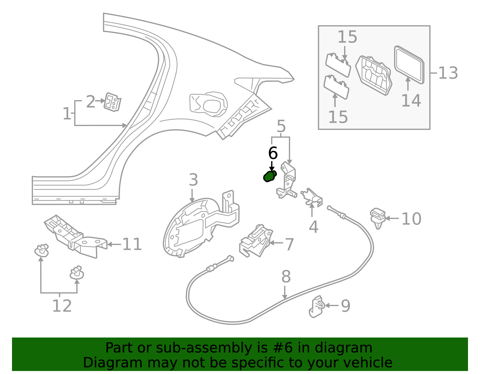 90118-WB887 - Latch Support Bumper - 2016-2020 Toyota | OEM Genuine ...