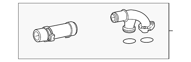 2000-2008 Jaguar S-Type Water Hose Assembly AJ87945 | OEM Parts Online
