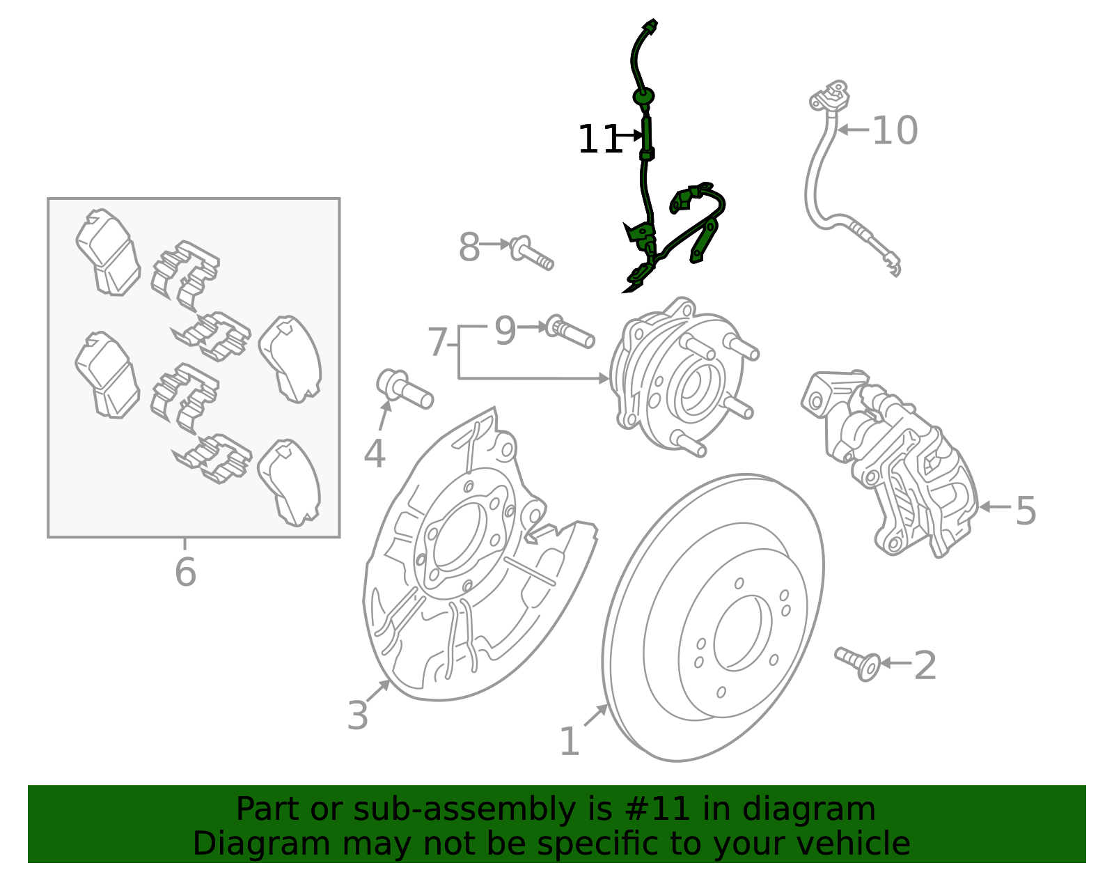 2022-2023 Hyundai Kona ABS Sensor Wire 58960-J9010 | MotorMotor