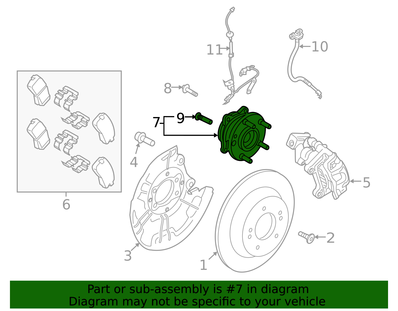 Hyundai - 52730-F2000 - Hub Assembly - 2017-2023 Hyundai | OEM Hyundai ...