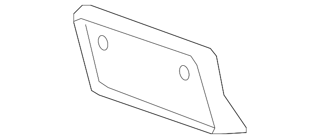 15851090 - OEM GM License Bracket | GMPartsCenter.net | GM Parts Center