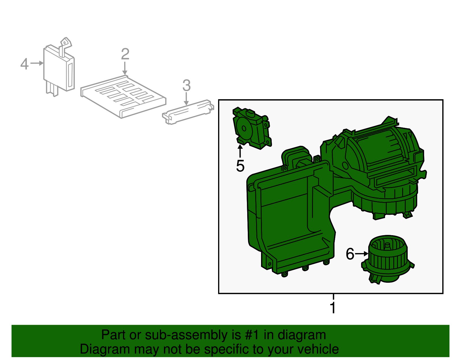 2005-2012 Toyota Blower Assembly 87130-07071 | Toyota Parts Center