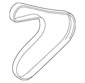 25212-2B720 - Hyundai Serpentine Belt 2013-2023 Hyundai | Performance ...