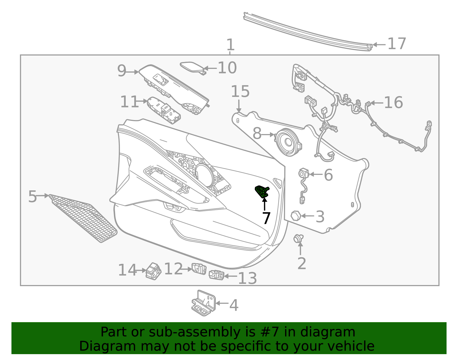 2020-2025 Chevrolet Corvette Jet Black Front Driver Side Door Active ...