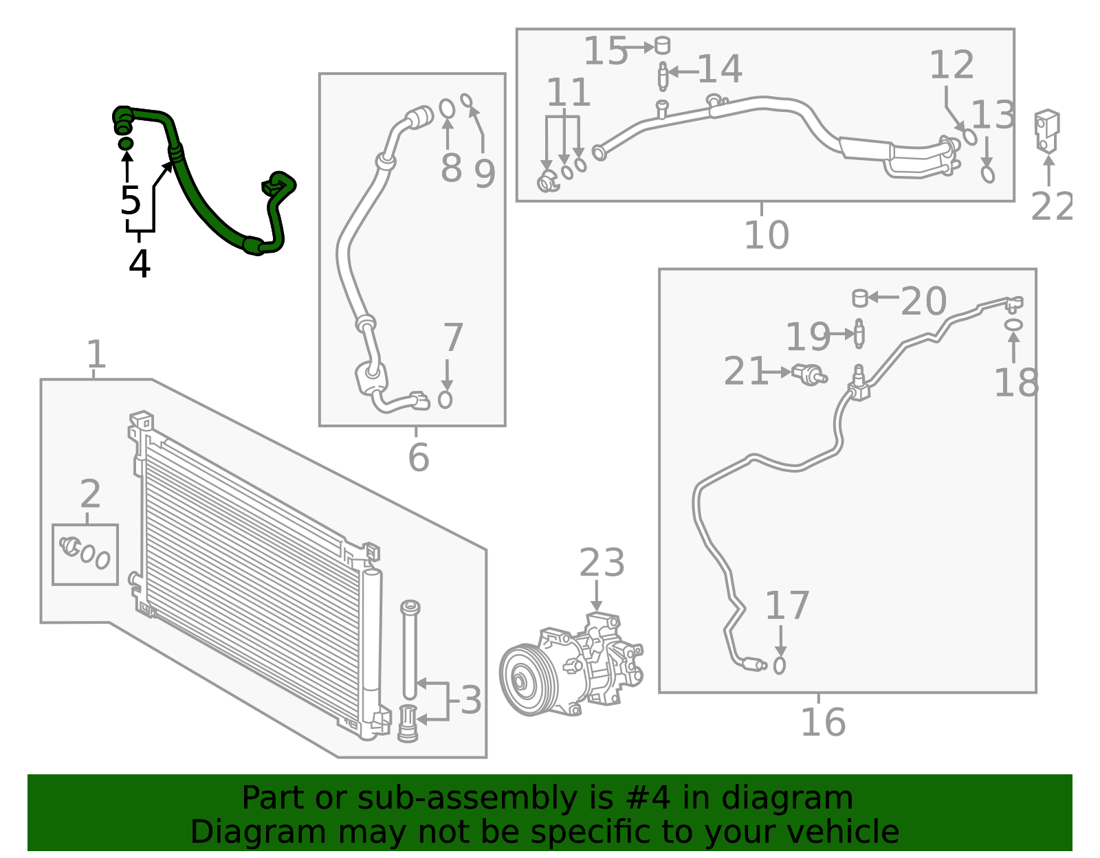 2019-2025 Toyota Corolla Discharge Hose 88703-02C60 | Toyota Parts Center