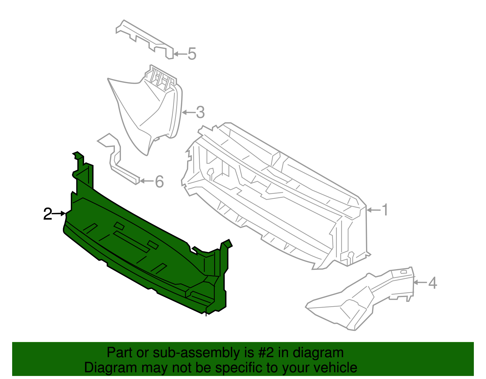 2014-2020 BMW Lower Duct 51-74-8-054-591 | BMW OEM Parts