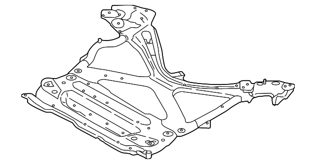 8W1-399-347-H - Engine Cradle 2017-2025 Audi | Audi OEM Parts Guy