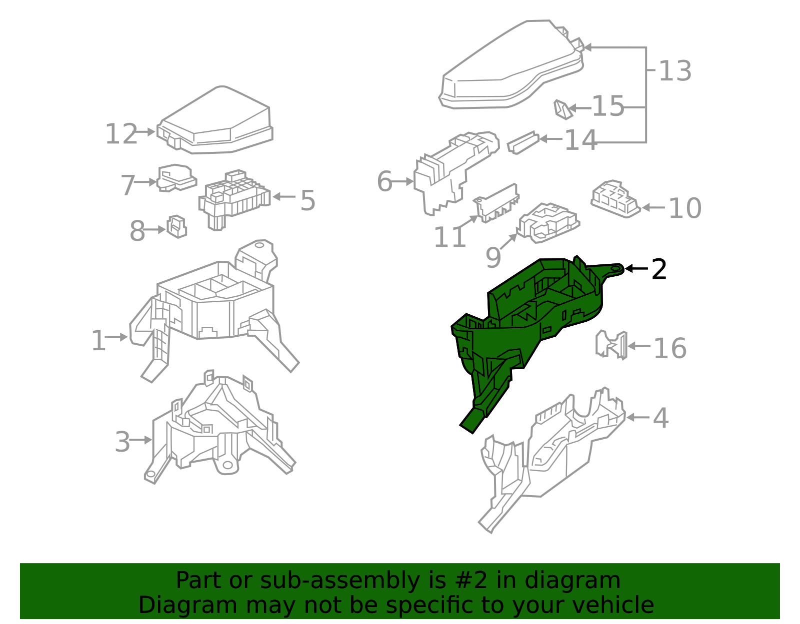 2019-2025 Toyota RAV4 Fuse & Relay Box 82740-42050 | American Toyota Parts