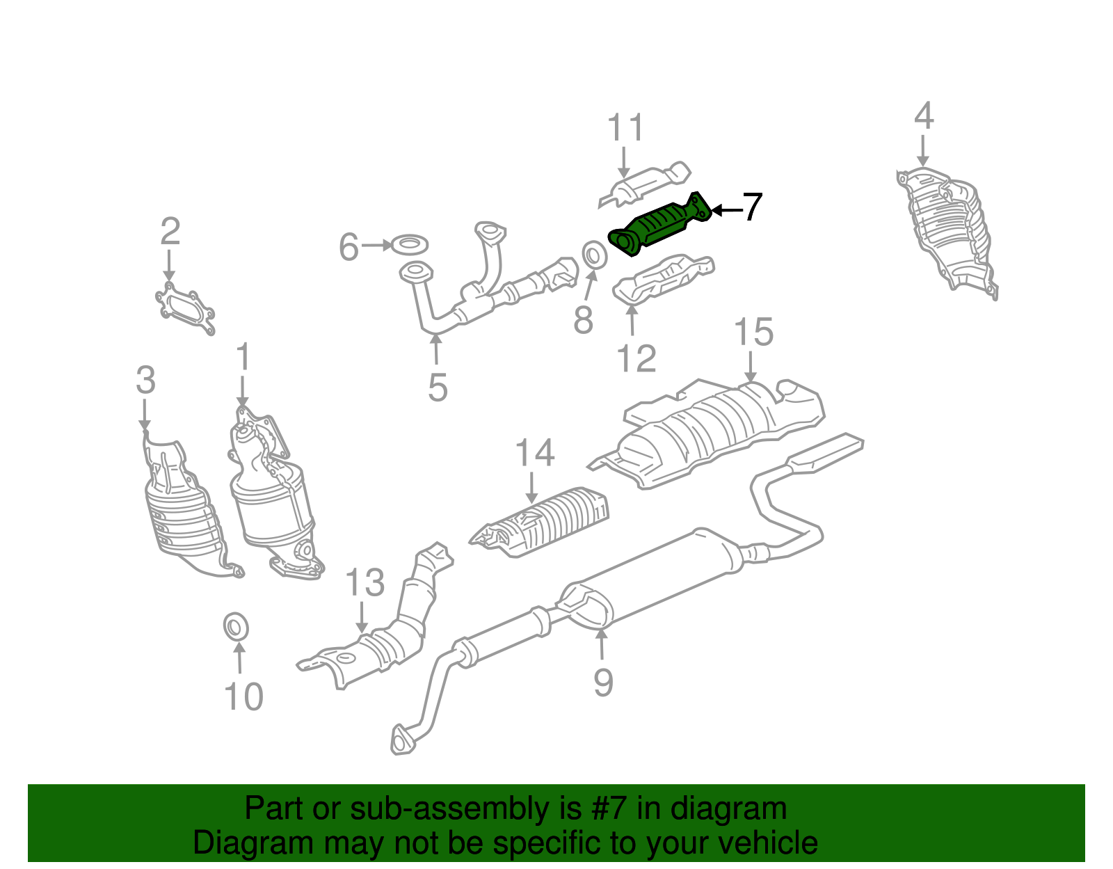 2005-2010 Honda Odyssey Catalytic Converter 18160-RGW-A00 | OEM Parts ...