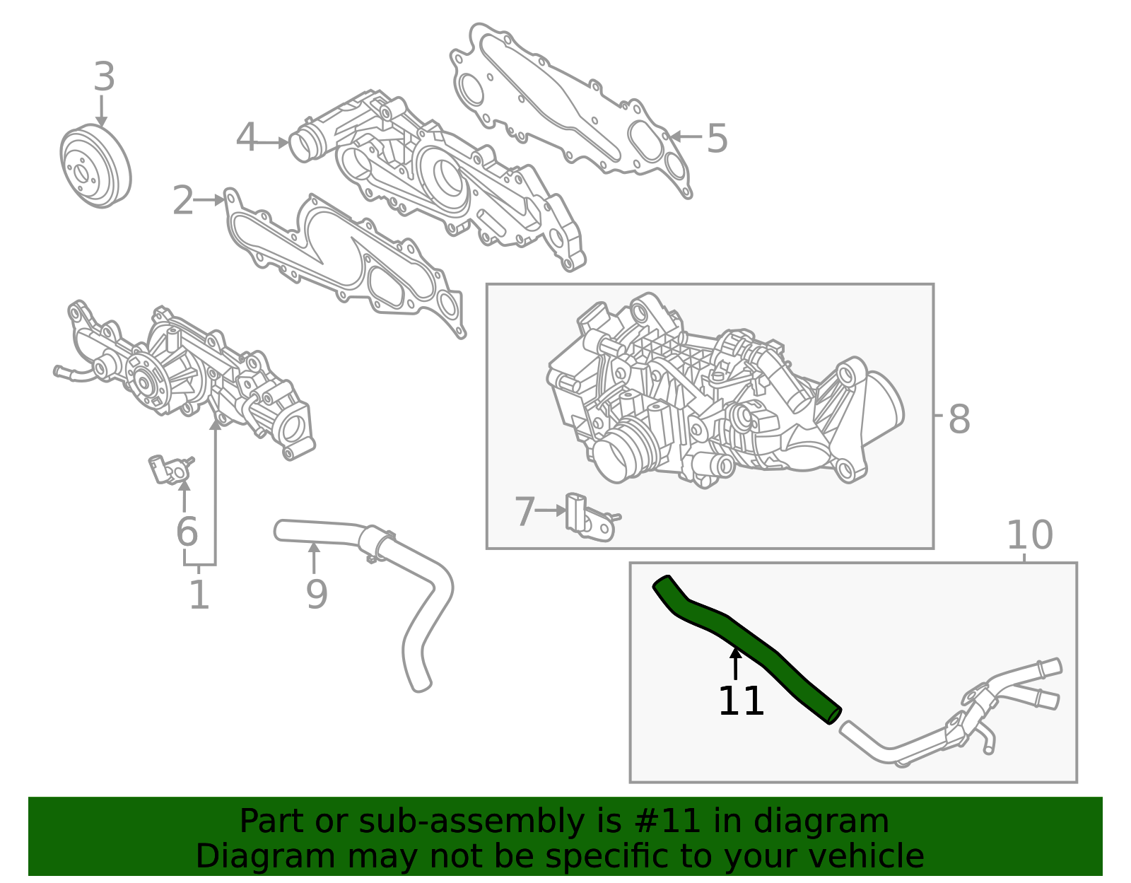 Hyundai - 25468-3N100 - Hose - 2021-2025 Genesis | OEM Hyundai Parts Outlet