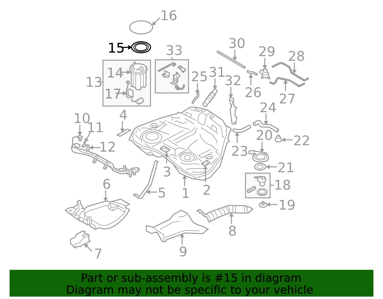 2005-2014 Subaru OEM NEW 2005-2014 Subaru Legacy Outback Tribeca Fuel ...