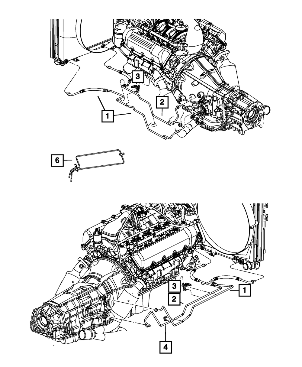52029226AE - Oil Cooler Tube And Hose The Official Mopar eStore
