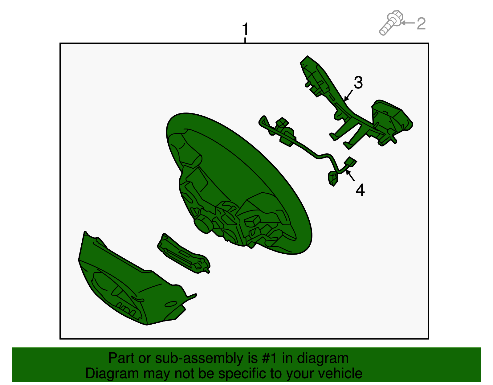 Hyundai - 56100-C2210-UNN - Steering Wheel - 2015-2017 Hyundai Sonata ...
