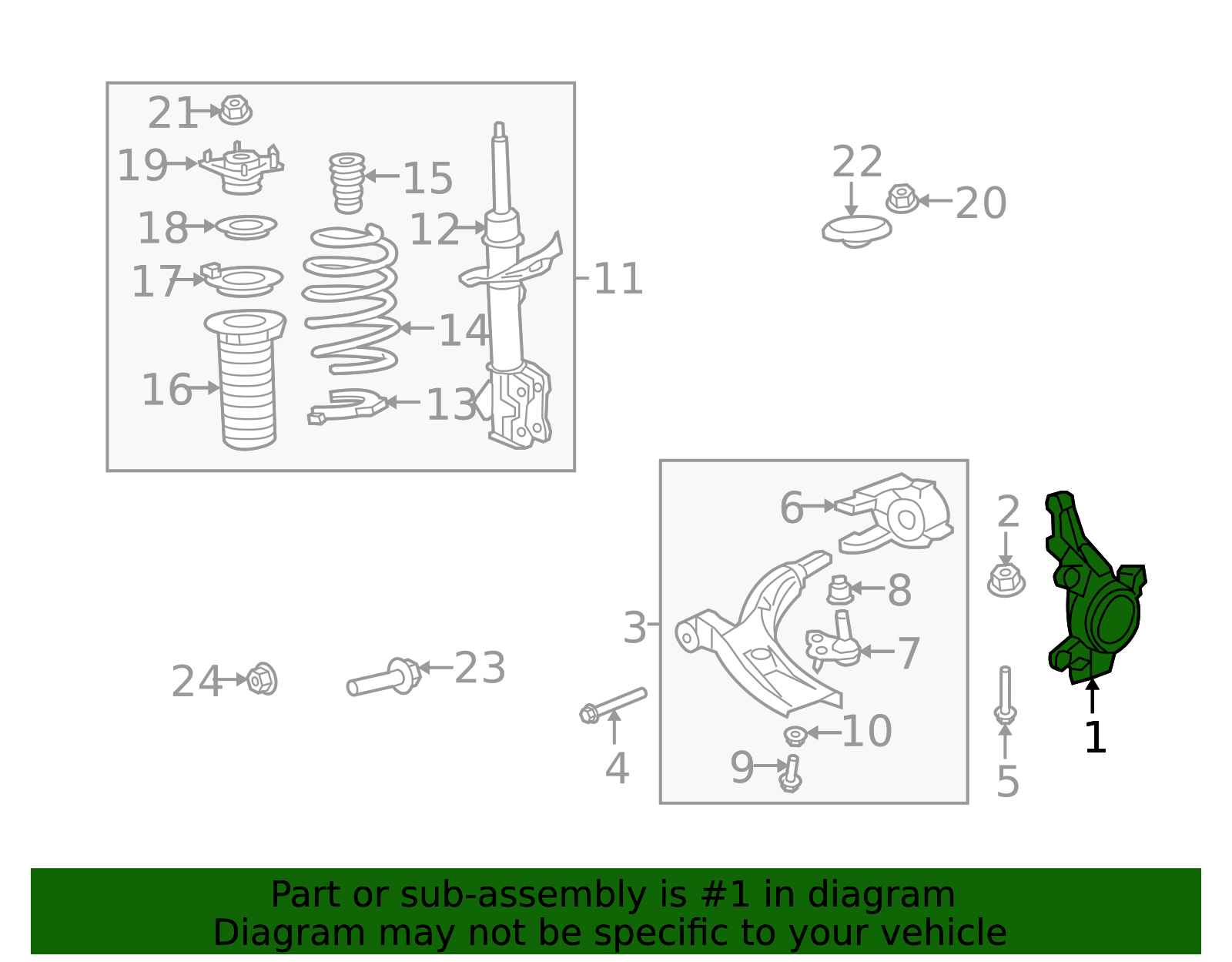 51211-SWA-A00 - Knuckle 2007-2009 Honda CR-V | Honda Parts Online