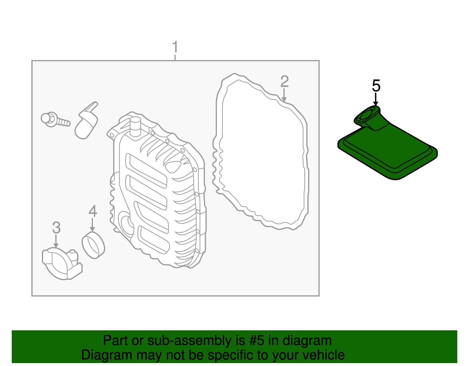 46321-26000 - Transmission Oil Filter 2010-2020 Kia | Kia.Parts Store