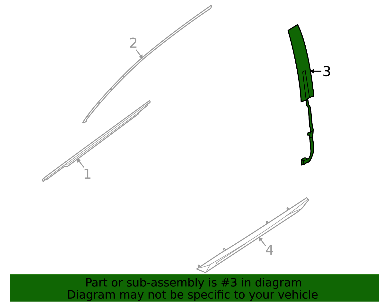 Door Applique - Exterior Accent Trim OEM | AutoNation Parts