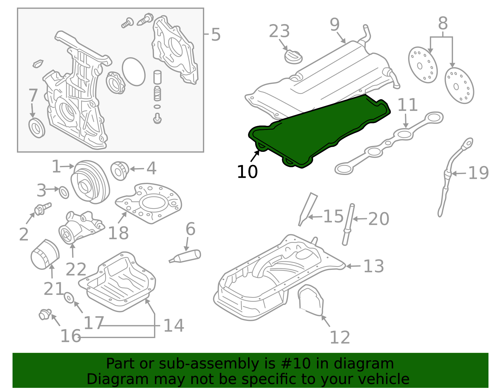 1996-2001 Nissan Valve Cover Gasket 13270-2J201 | Scott Evans Nissan Parts