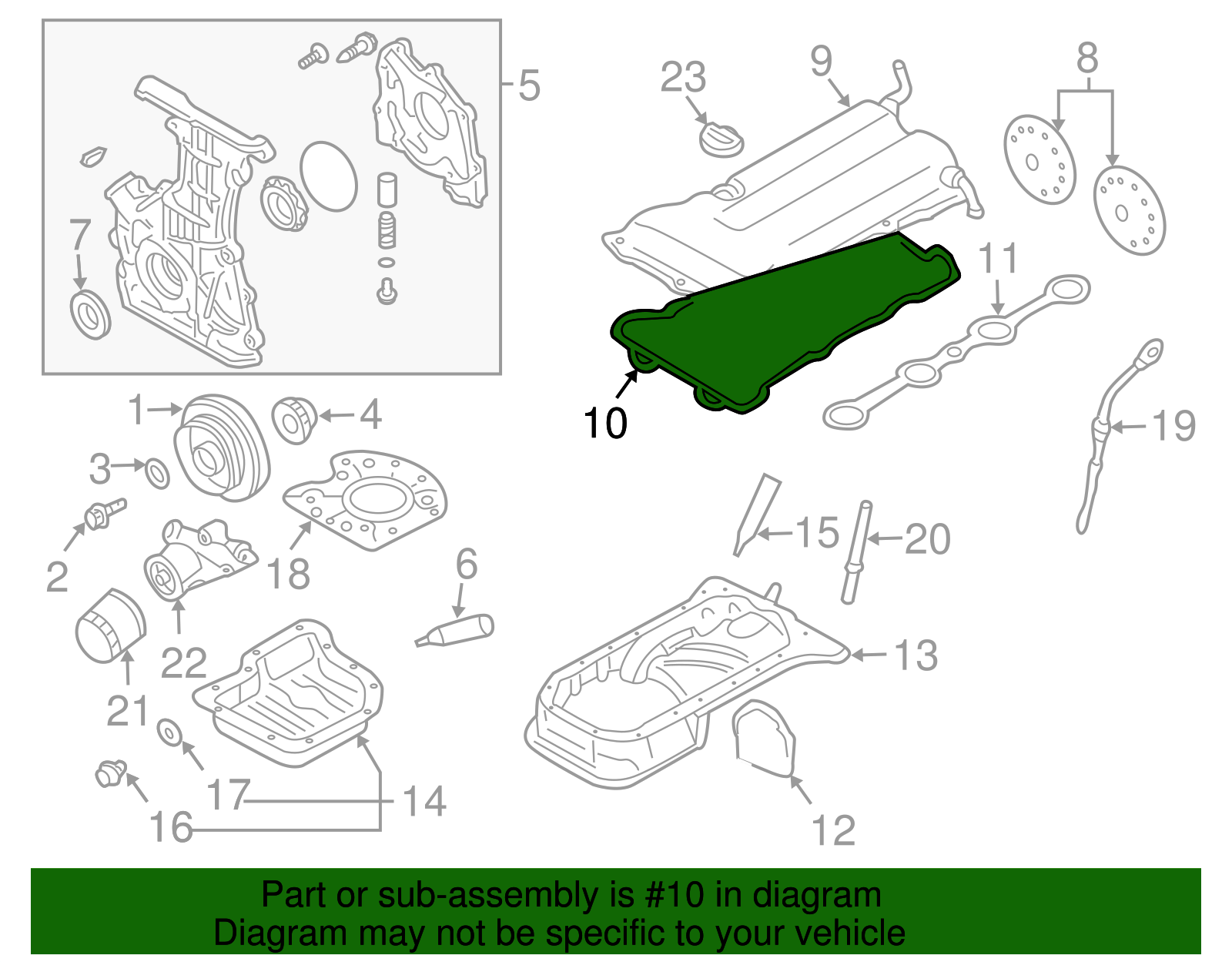 1996-2001 Nissan Valve Cover Gasket 13270-2J201 | Scott Evans Nissan Parts