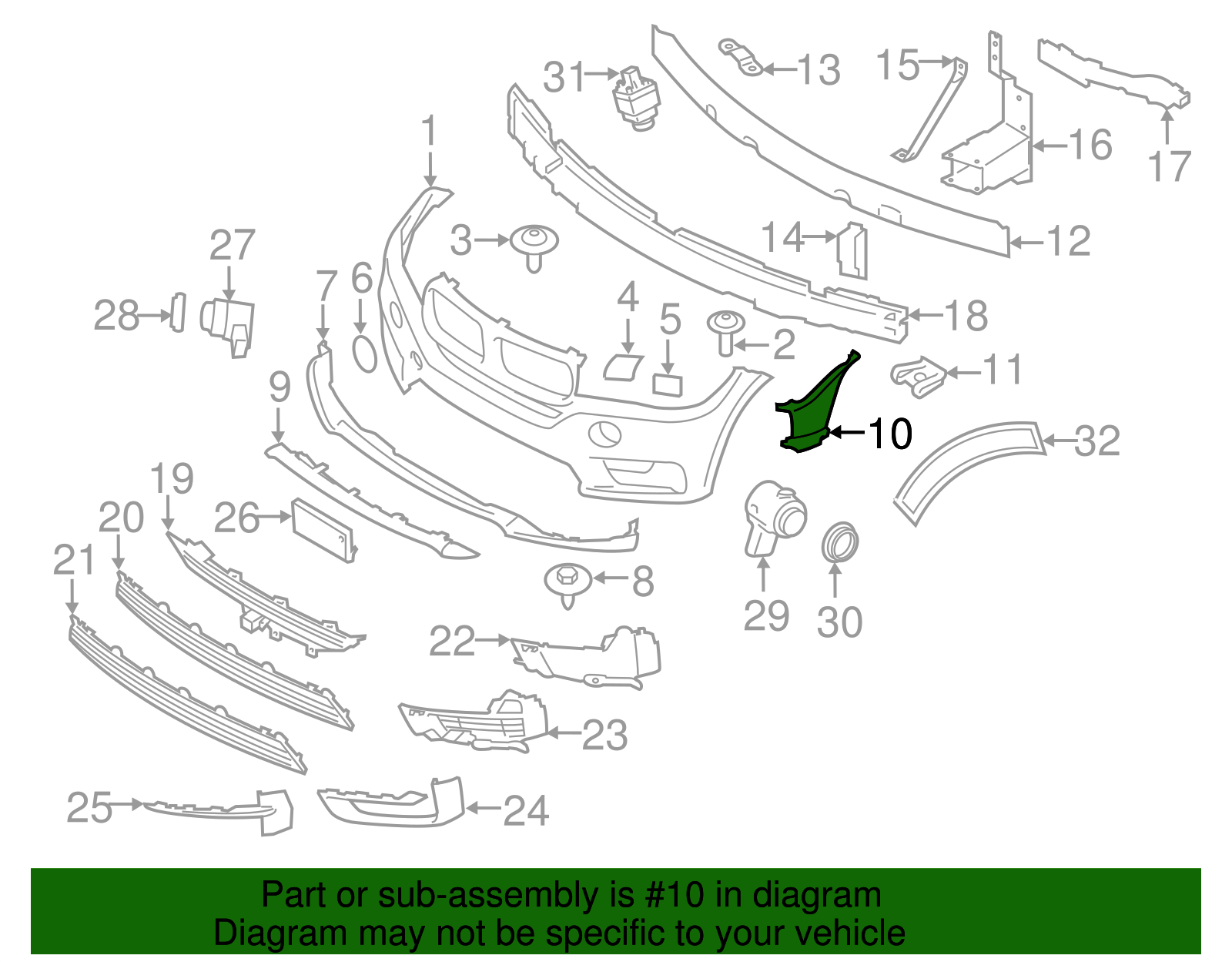 51-11-7-303-112 - Air Duct 2014-2018 BMW X5 | Best BMW Parts