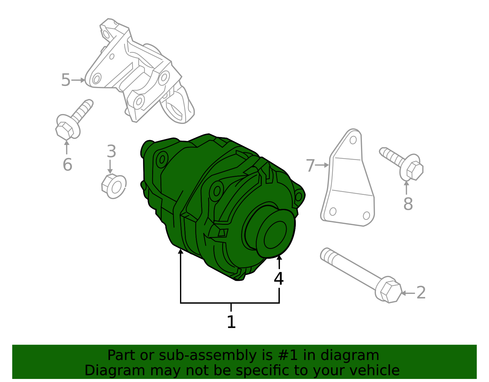 23100-6JS0A - Alternator 2022-2024 Nissan Armada | Official Nissan ...