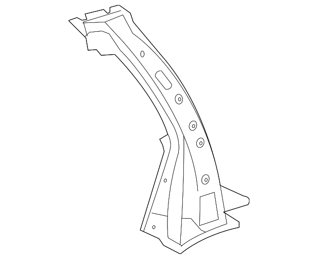 2010-2024 Toyota 4Runner Lock Pillar Reinforced 61608-35905 | Toyota ...