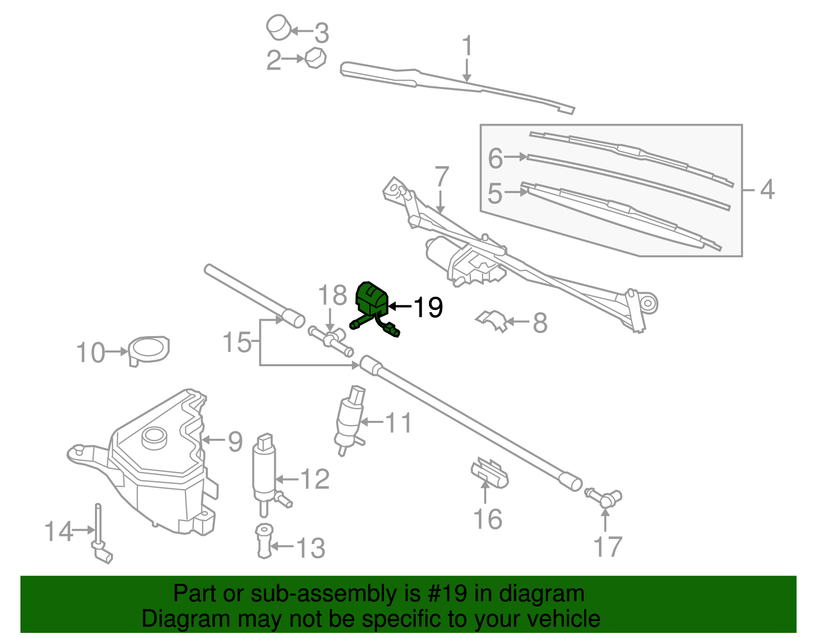 61667056731 - 2001-2016 BMW Washer Nozzle (61-66-7-056-731) | BMW of ...