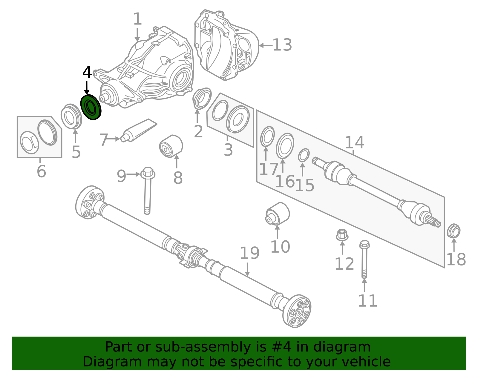 Pinion Seal 31507609535 | OEM Parts Online