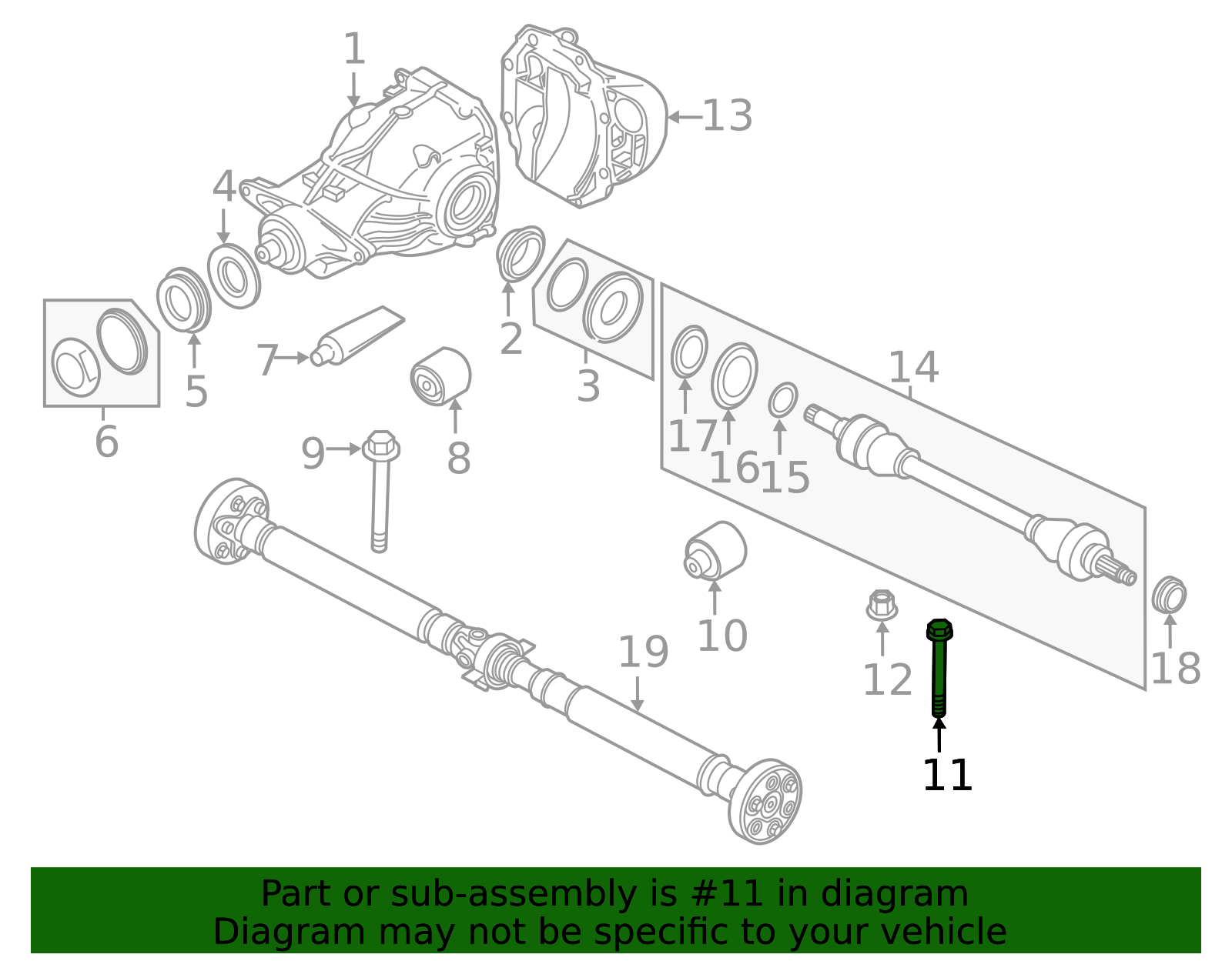 33176760336 - Ft Lower Control Arm Mount Bolt (33-17-6-760-336) | BMW ...