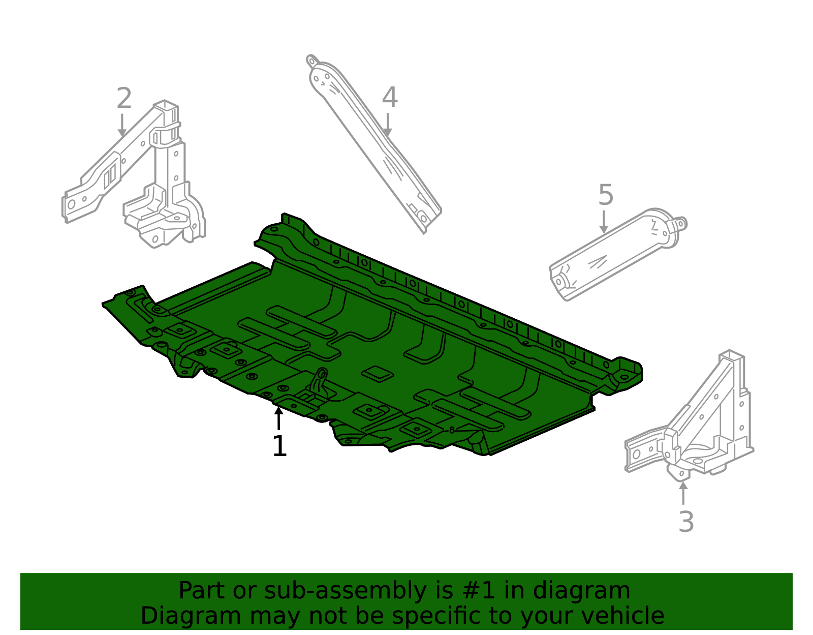 74940-T3W-A00 - 2014-2015 Honda Accord - Frame Ipu (Lower) | Genuine ...