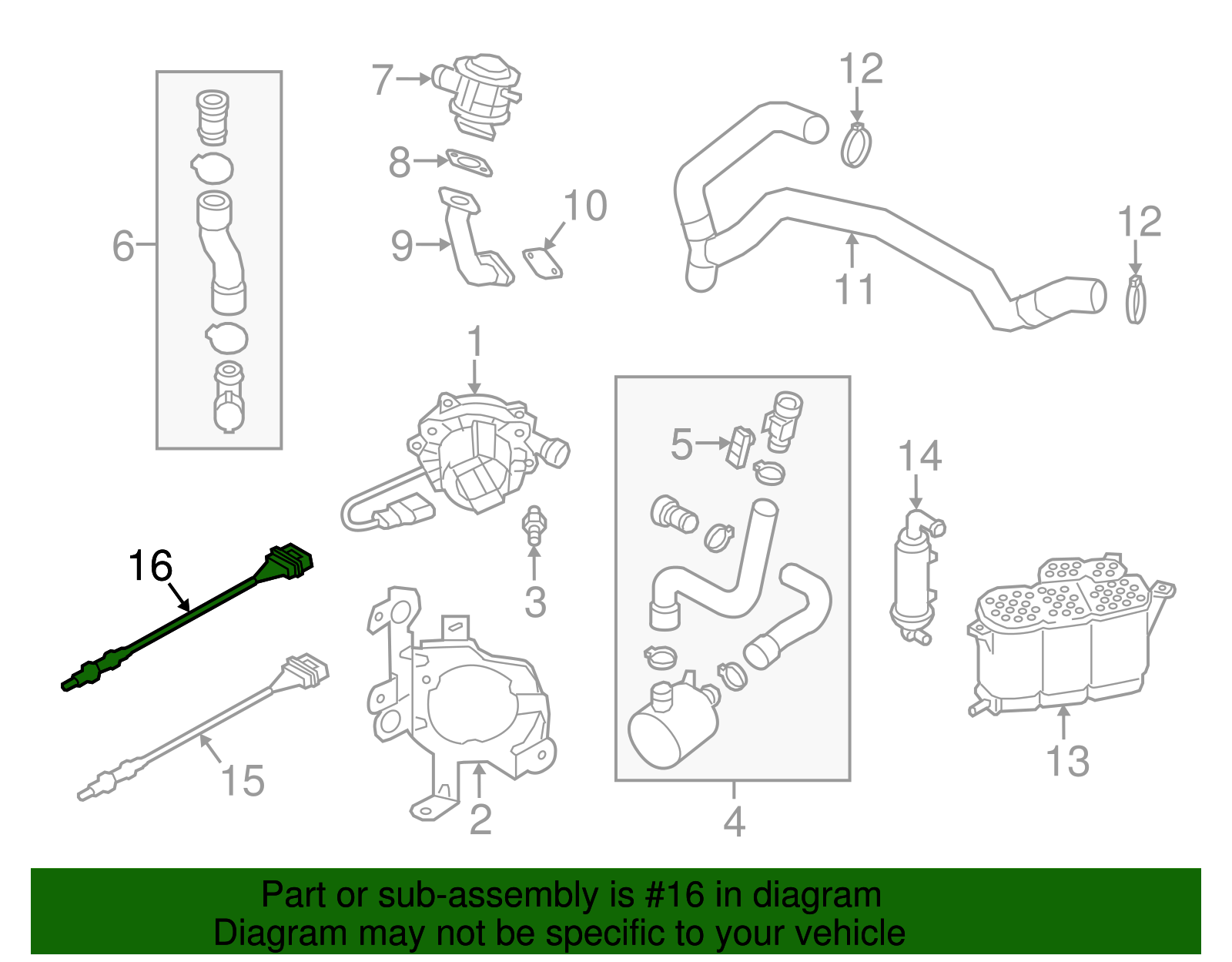 4H0-906-262-M - Oxygen Sensor 2013-2018 Audi | Audi OEM Parts Guy