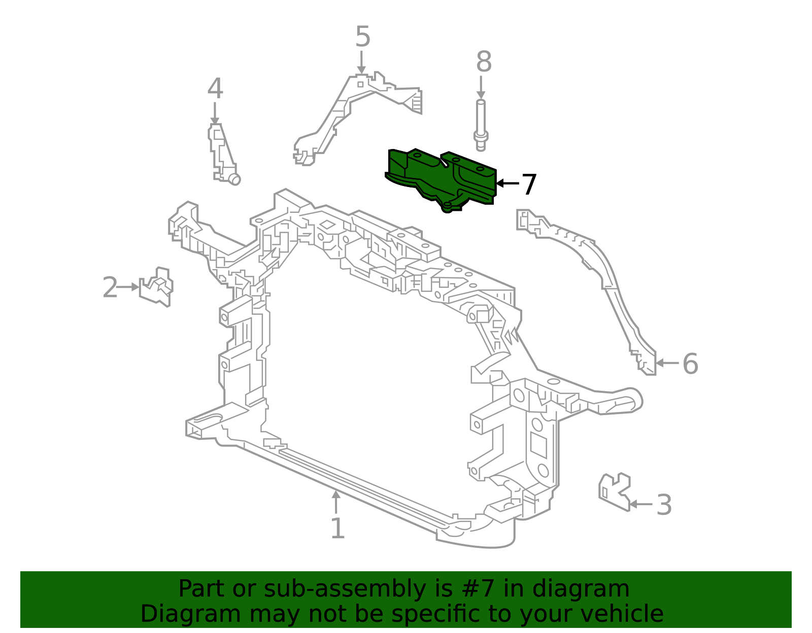 71414-TLA-A01 - High-Quality Radiator Support Baffle for 2017-2022 ...
