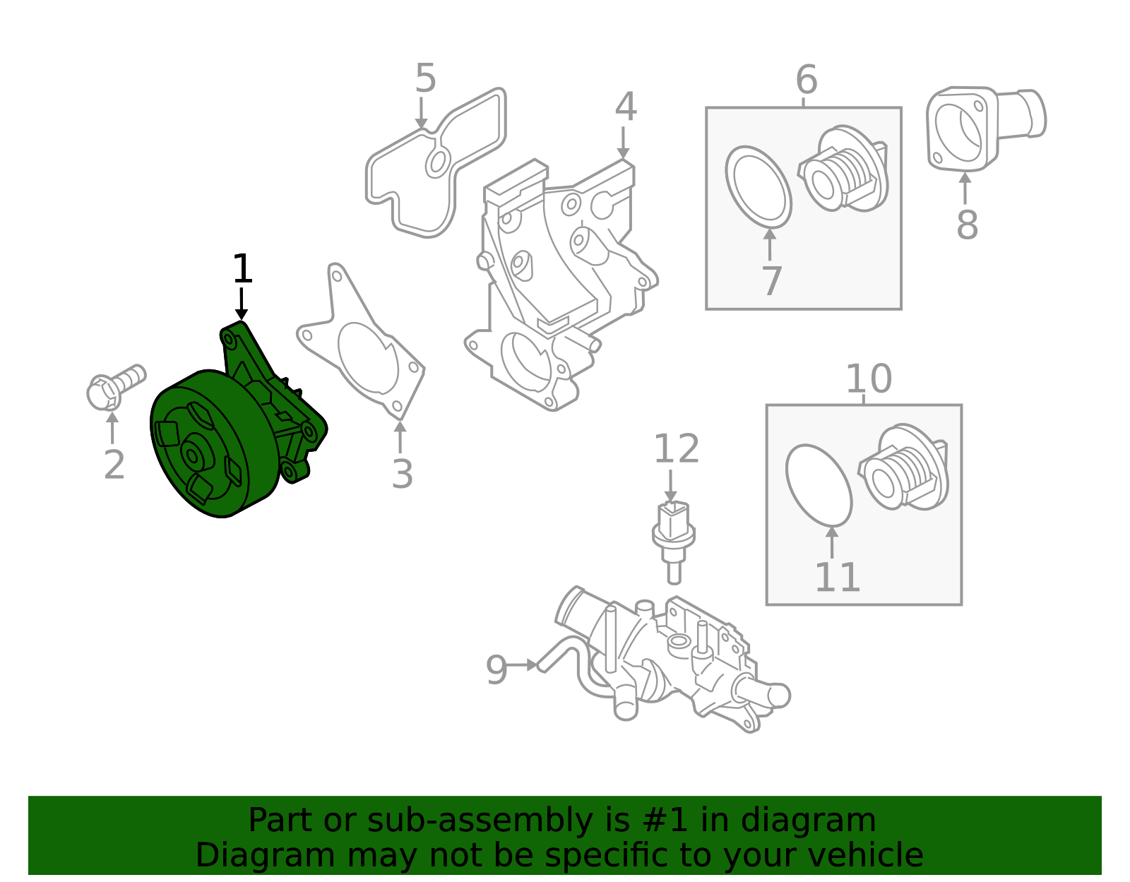 21010-3RC2A - High-Quality Engine Water Pump for 2013-2026 Nissan ...