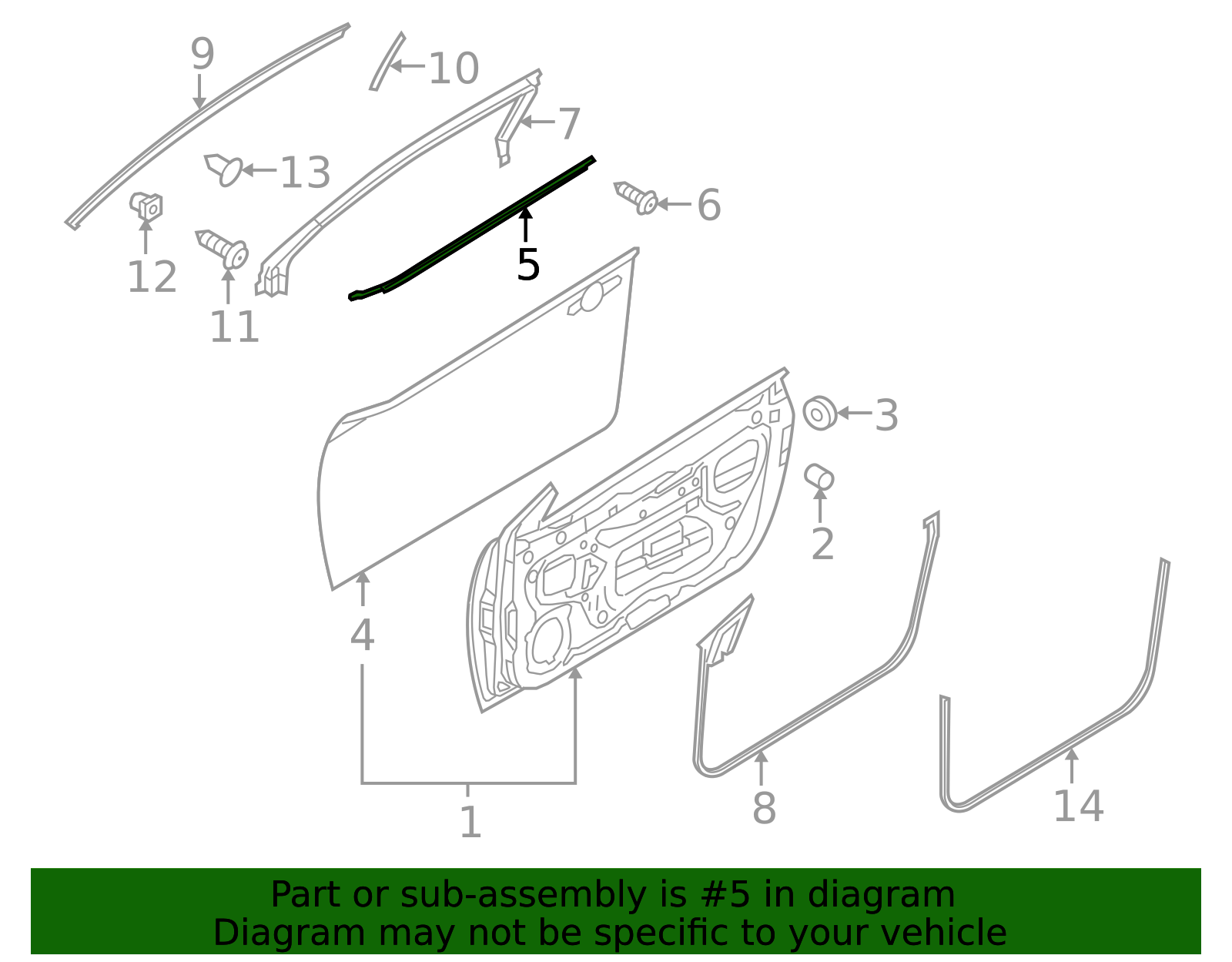 Belt Molding 82220-1M200 | OEM Parts Online