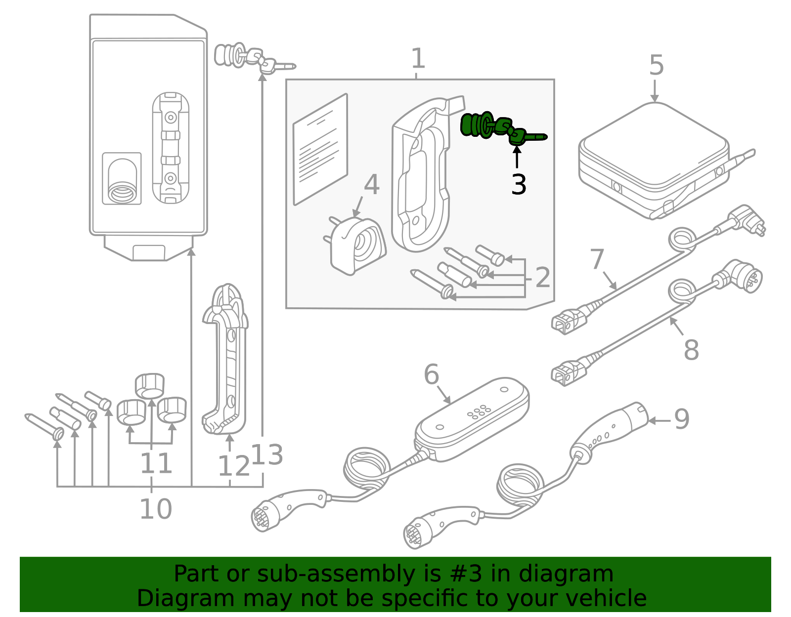 8V4-915-798-B-S01 - 2022-2024 Audi e-tron GT - Lock & Key 2022-2024 ...