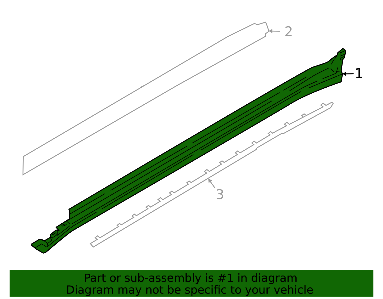 Genuine BMW 51-77-8-737-307 | Rocker Molding | FREE Shipping on Most ...