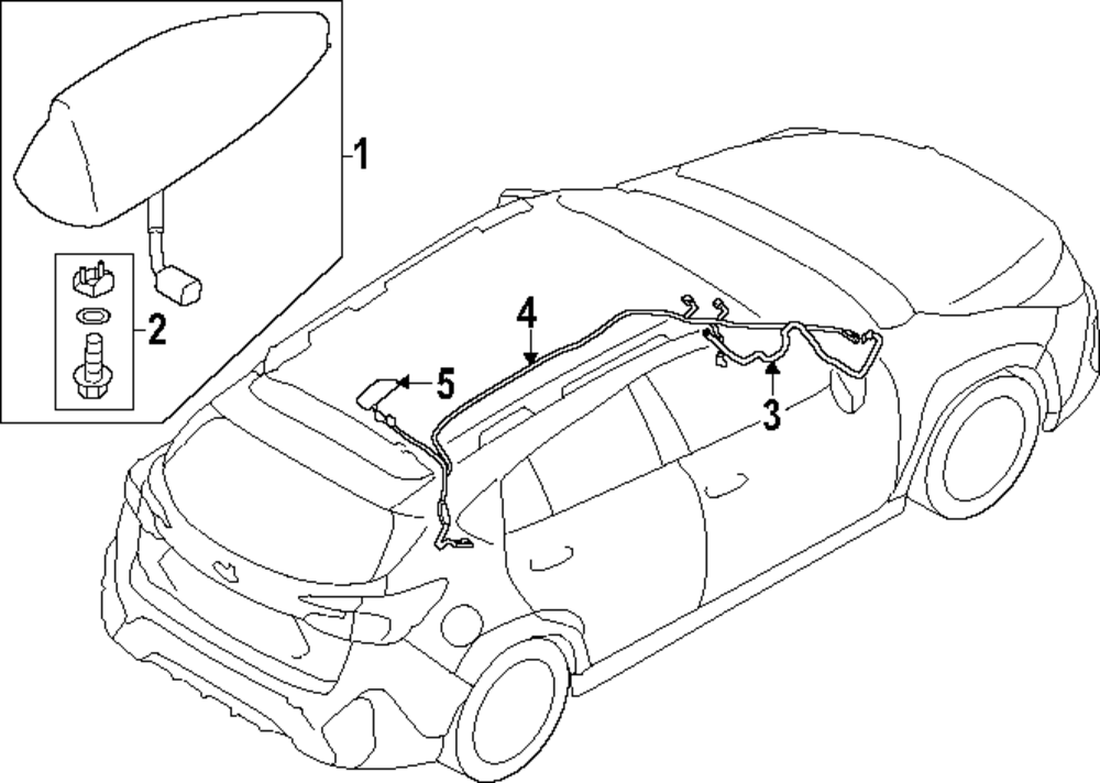 2024-2025 Subaru Antenna Cable 86325FN040 | Quick Subaru Parts