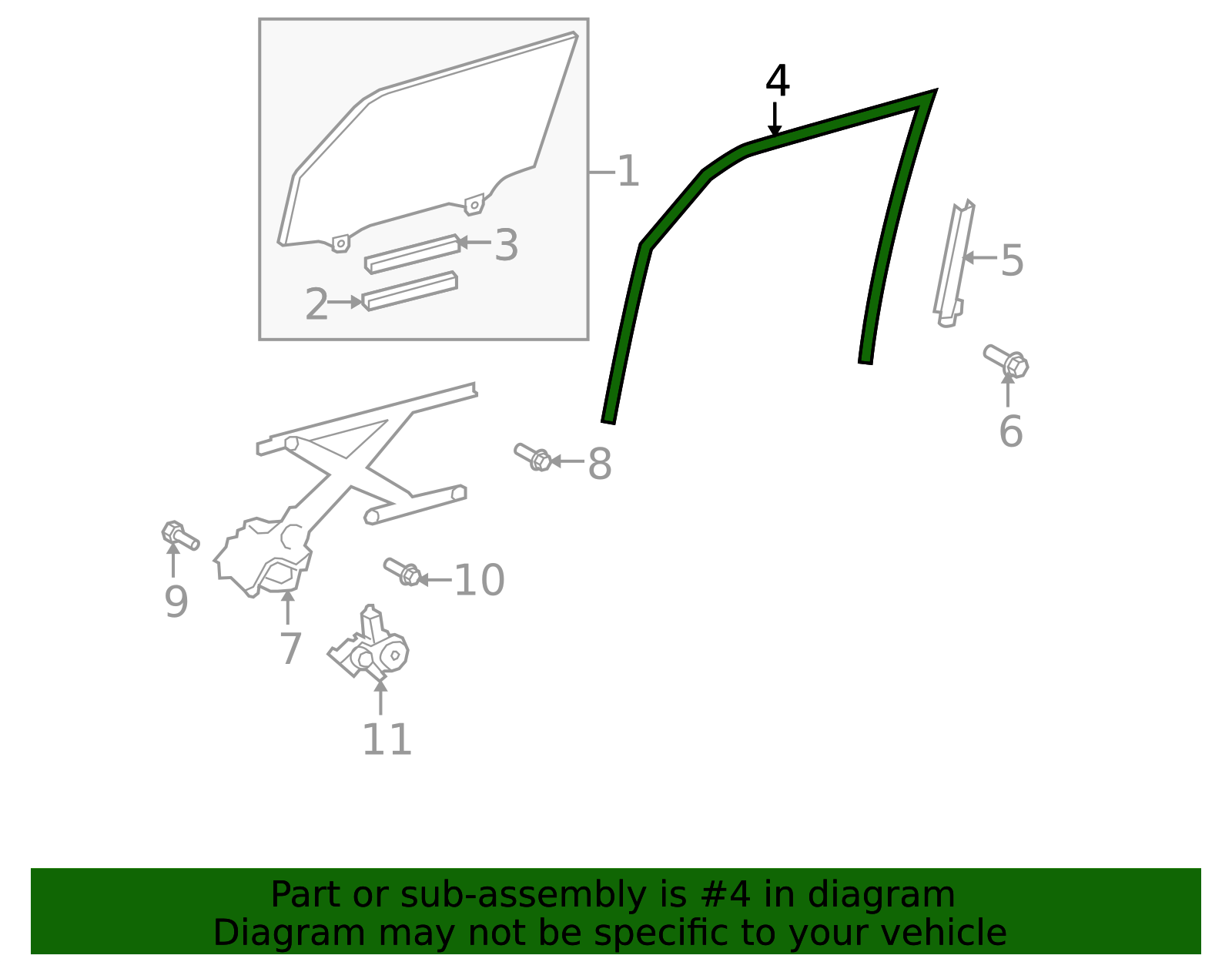 Window Channel - Smooth Window Travel | AutoNation Parts