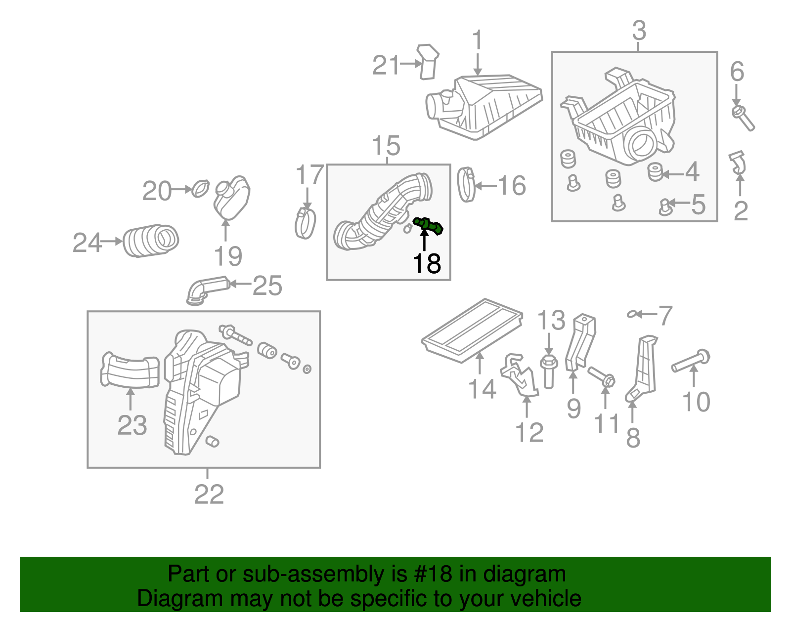 2006-2011 Honda Air Tube Joint 17229-RTA-000 | Honda AutoNation Parts