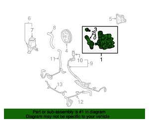 2003-2009 Lexus GX470 Power Steering Pump 44320-35610 | OEM Parts Online