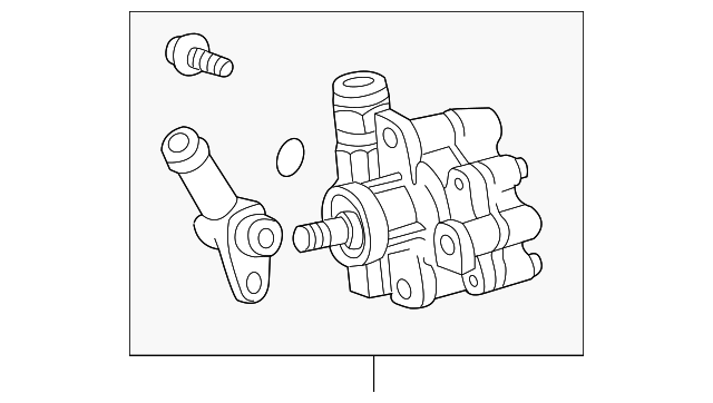 2003-2009 Lexus GX470 Power Steering Pump 44320-35610 | OEM Parts Online