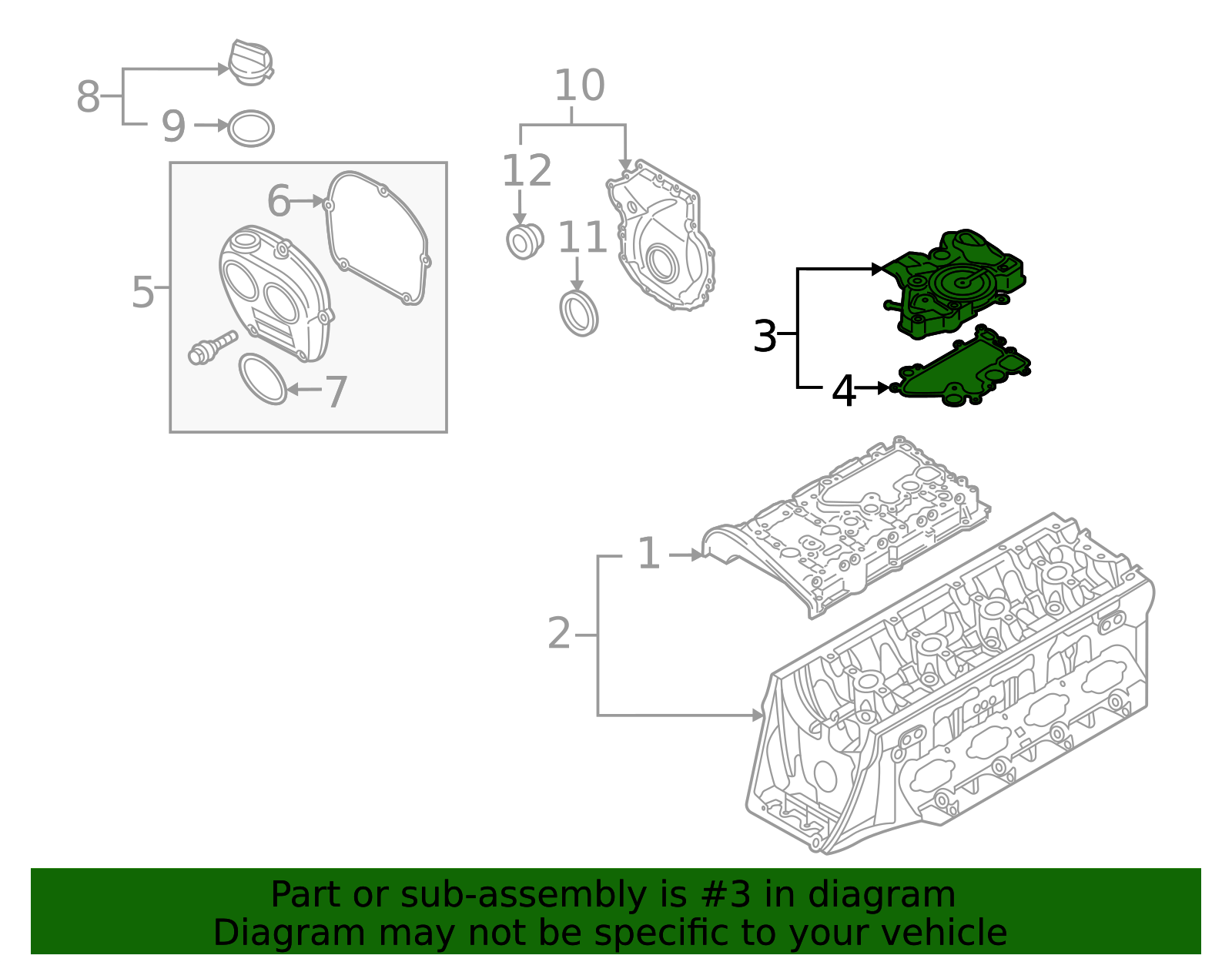 2018-2022 Volkswagen Oil/Air Separator 06K-103-495-BK | vwpartscenter