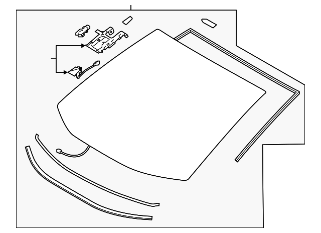 2019-2022 Toyota Windshield 56101-0R411 | Toyota OEM Direct