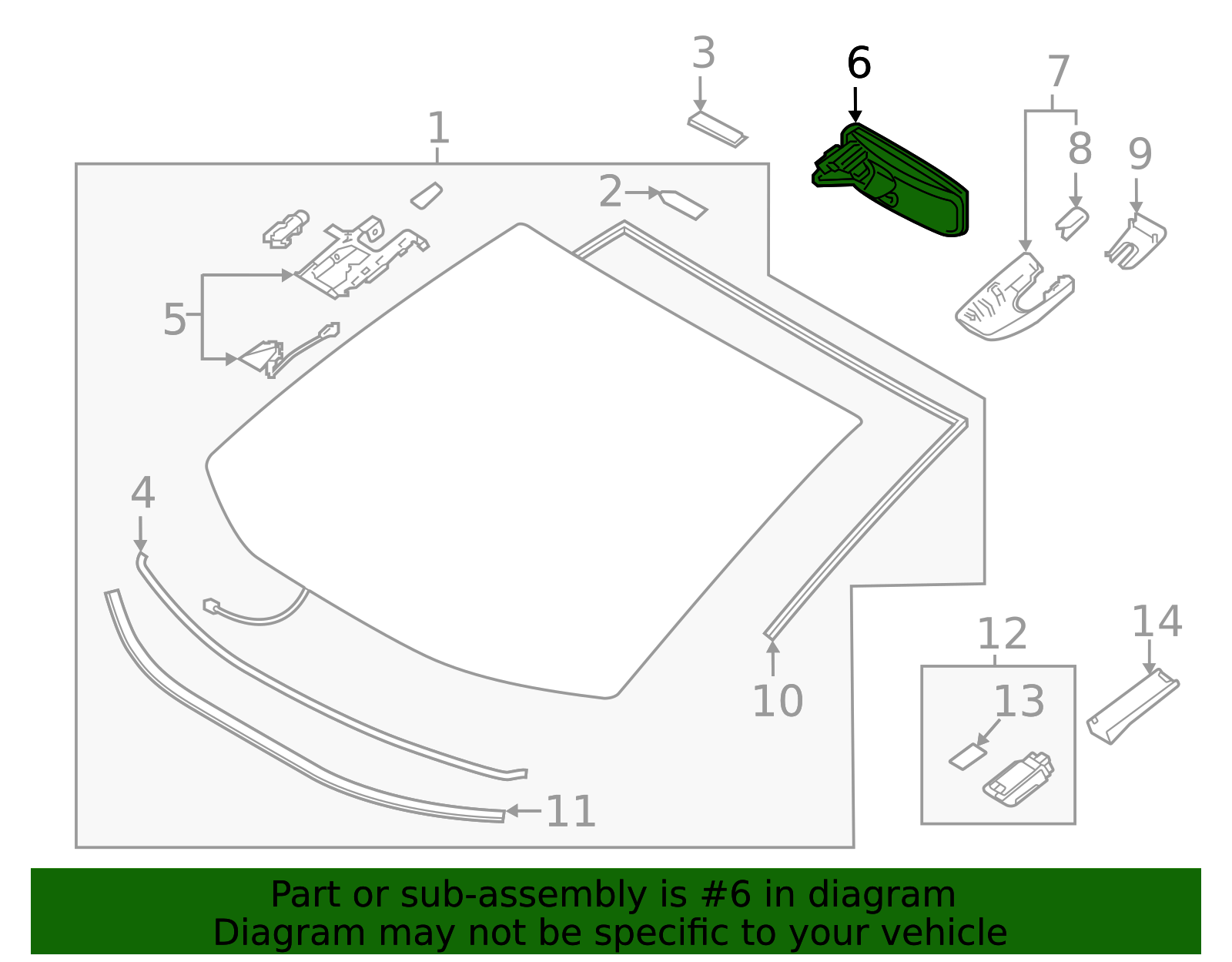 87810-0R250 - Mirror Inside 2023-2025 Toyota | Longo Toyota Parts
