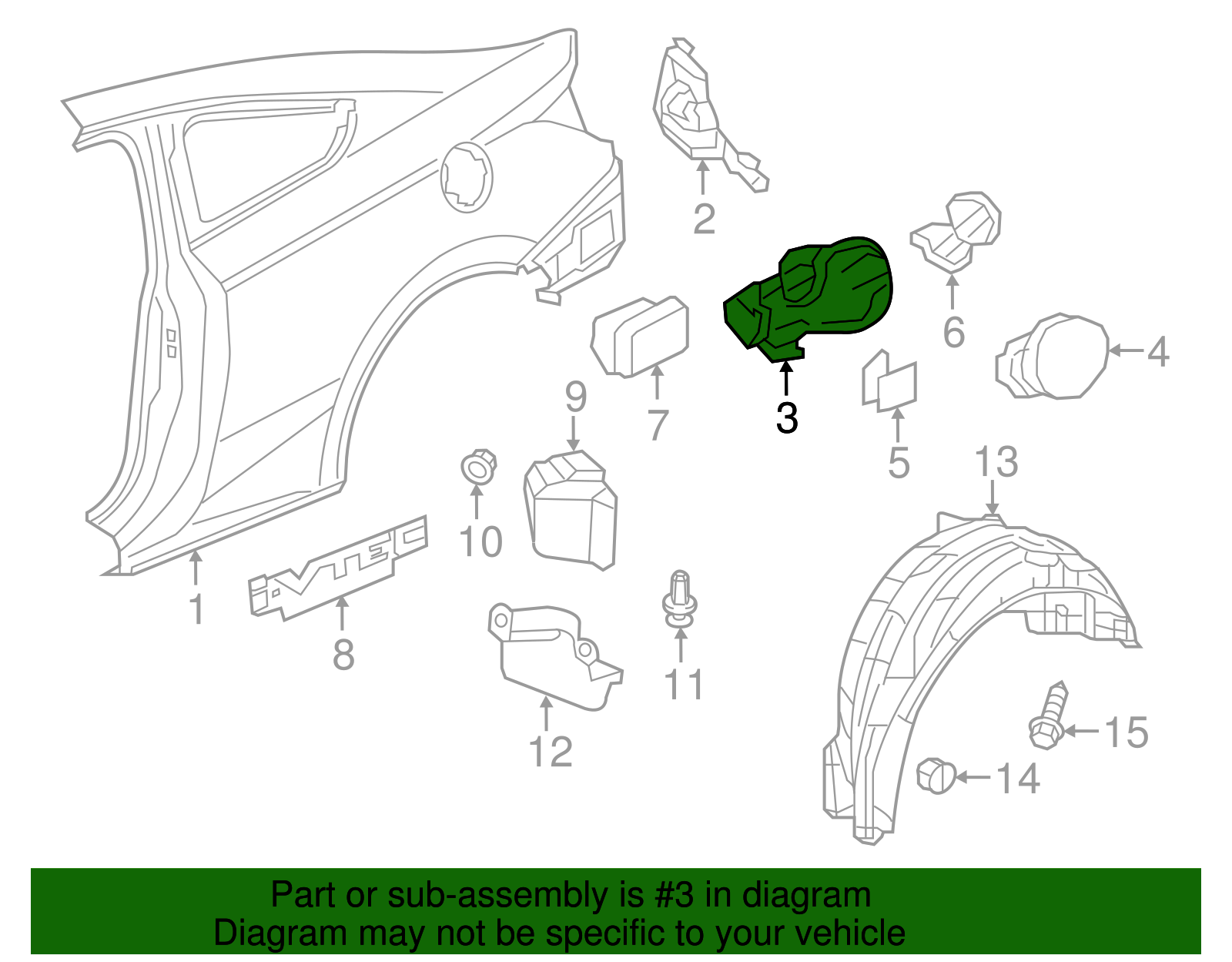 74480-TS8-A01 - 2012-2015 Honda Civic - Adapter Assembly Fuel Cap | All ...