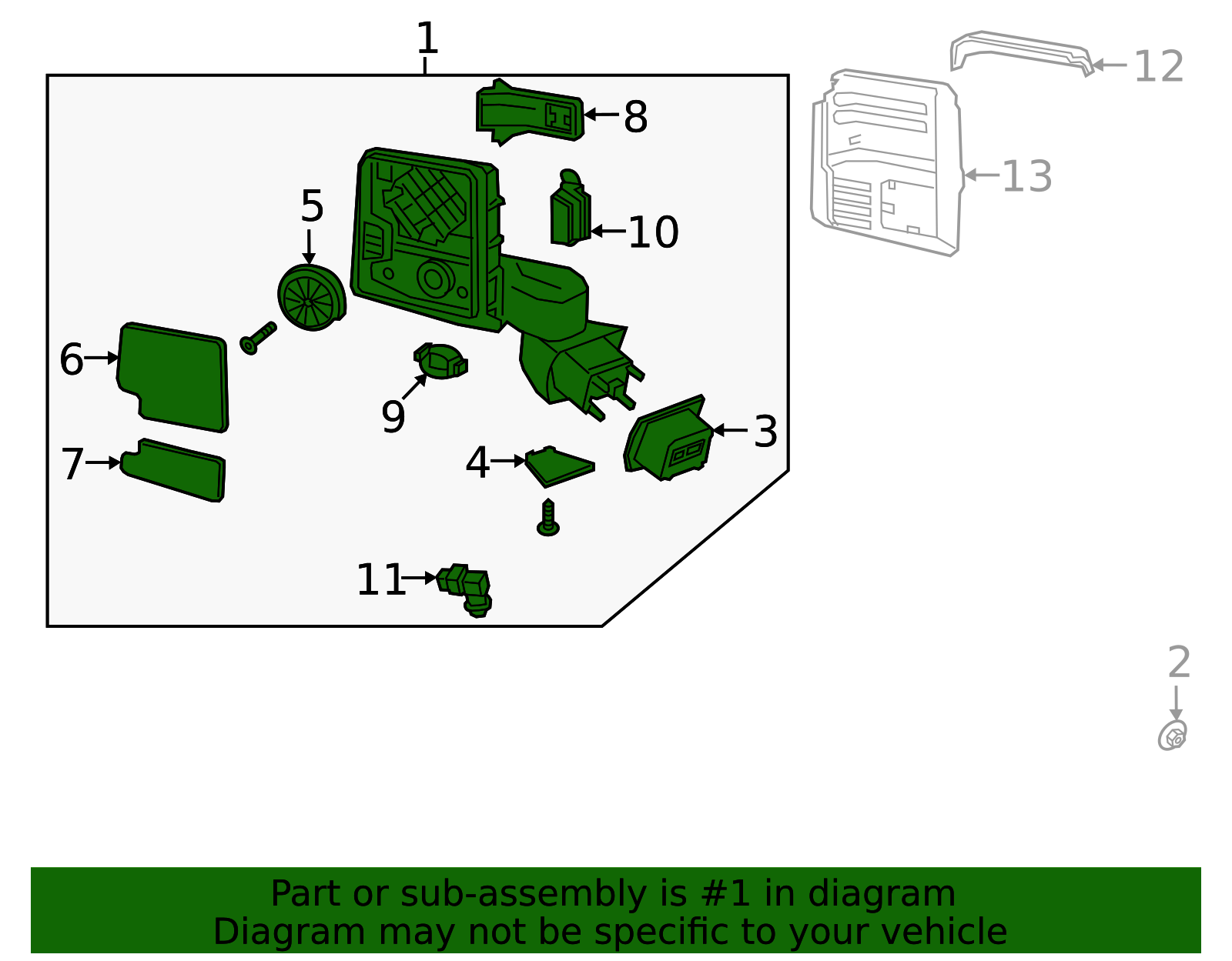 2020-2024 GM Mirror 86582411 | Chevy Parts Pros